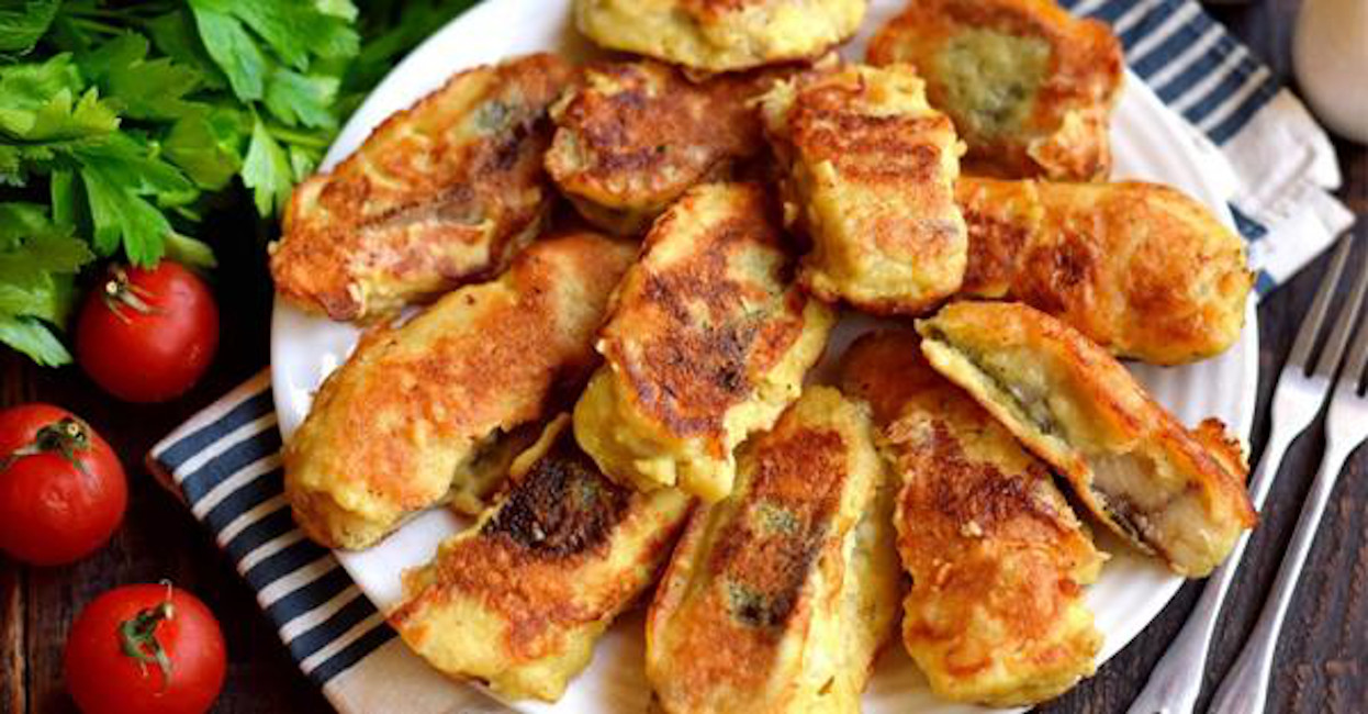 Ryba smażona w cebulowo-czosnkowej panierce | Planeta Polska